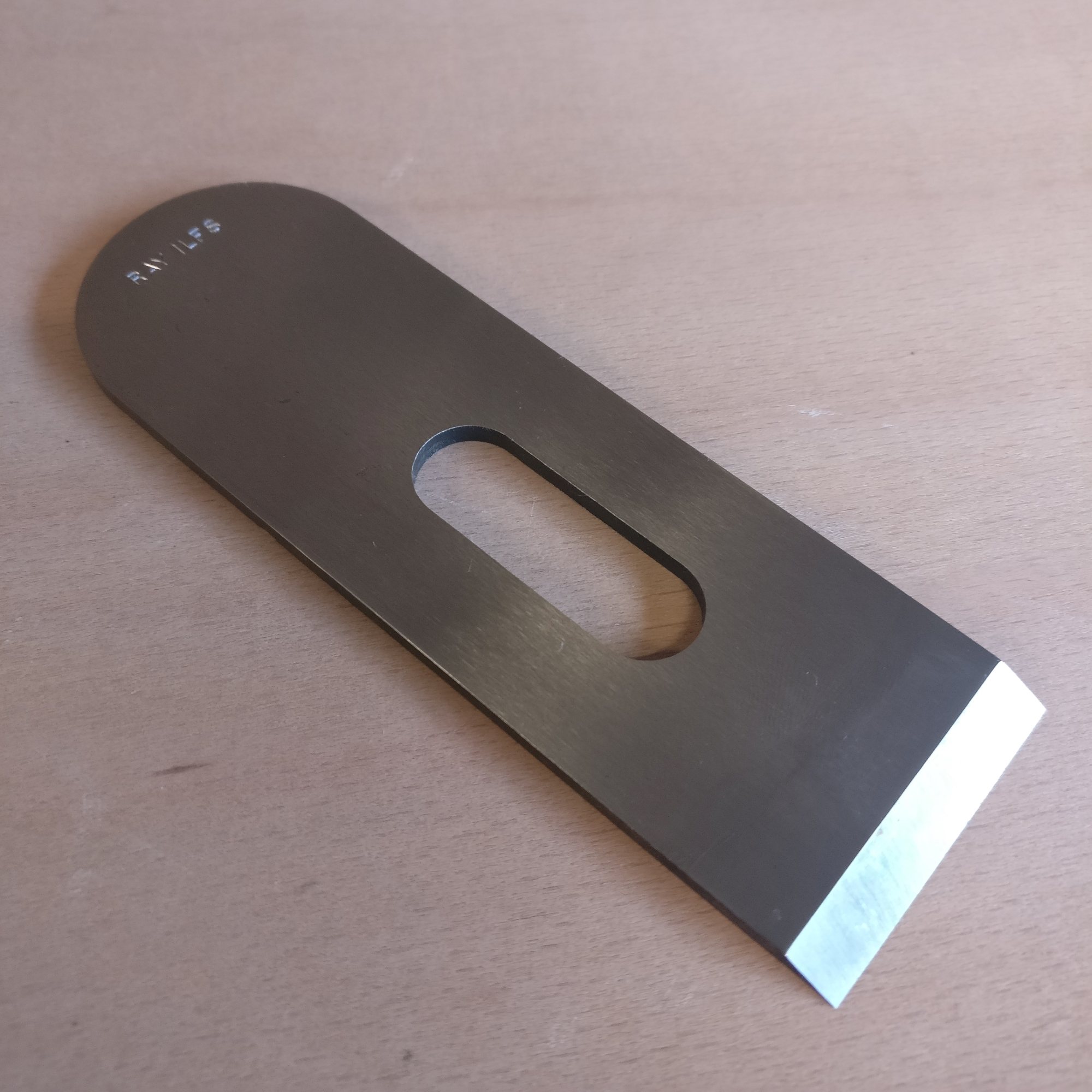 Ray Iles 1-3/8" Stanley & Record Block Plane Blade - Classic Hand Tools ...