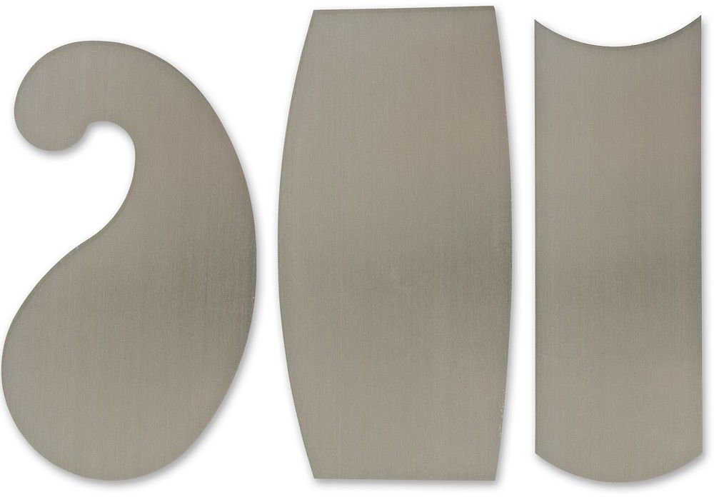 Veritas Curved Scraper Set - 0.024" / 0.6mm - Classic Hand Tools Limited