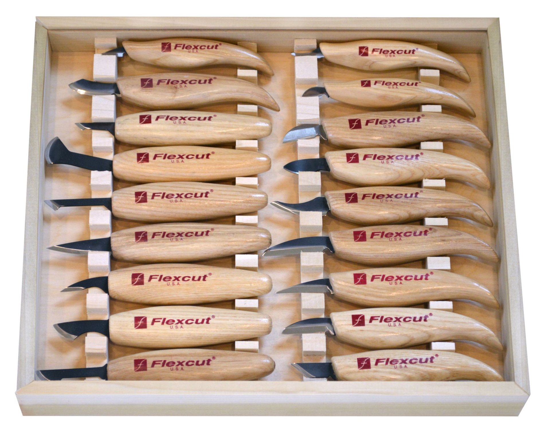 Flexcut Deluxe Knife Set KN250 - Classic Hand Tools Limited