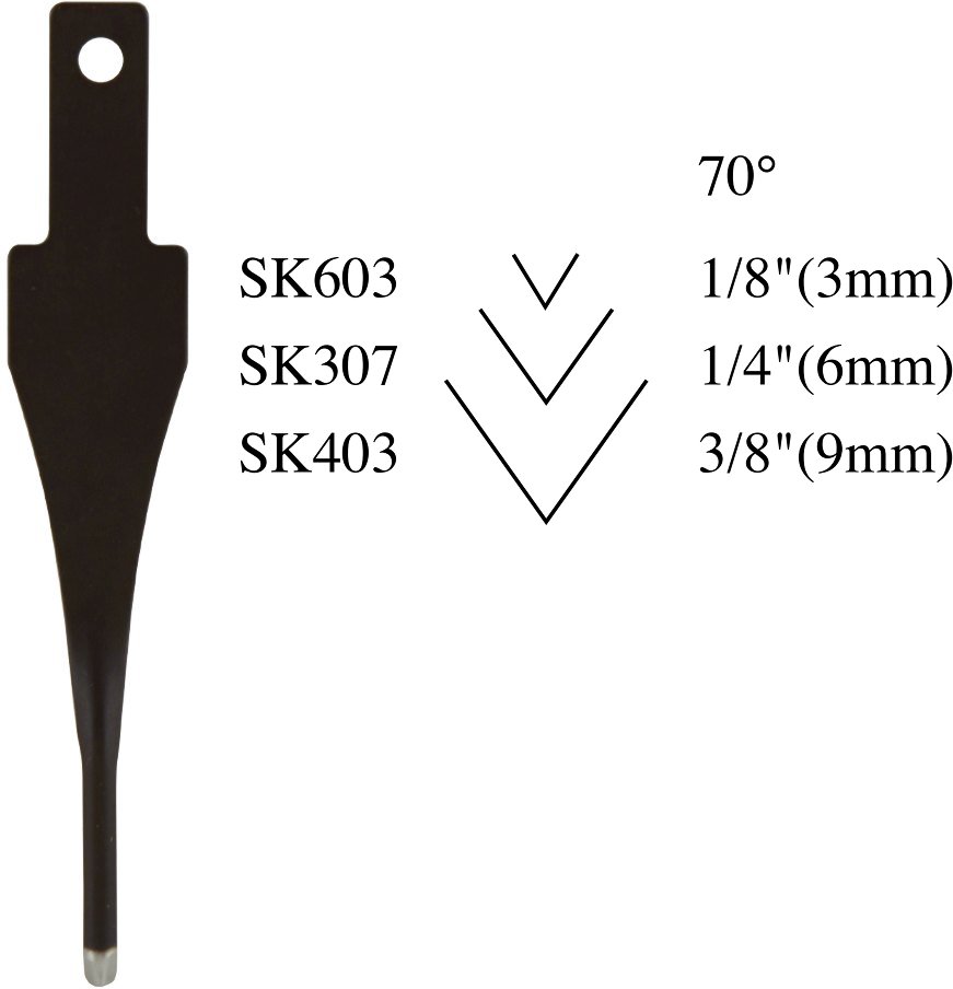 Flexcut 70-degree V-Tools (70°) - Classic Hand Tools Limited