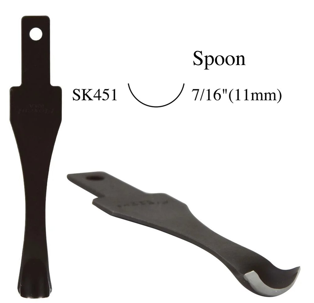 Flexcut 45° 1/8" (3mm) Spoon - Classic Hand Tools Limited