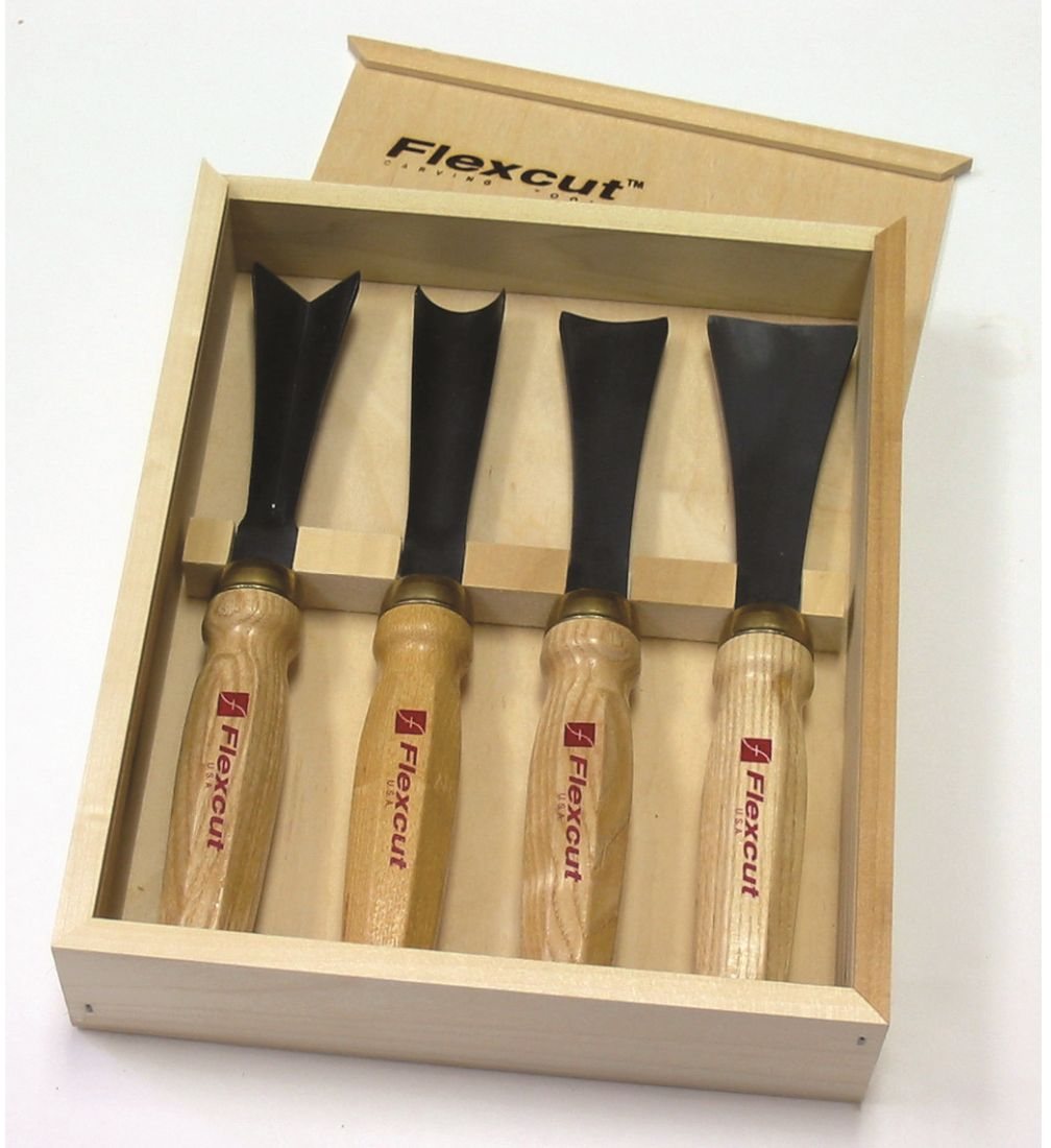 Flexcut 4 pc. Mallet Tool Sculptor's Set MC175 - Classic Hand Tools Limited