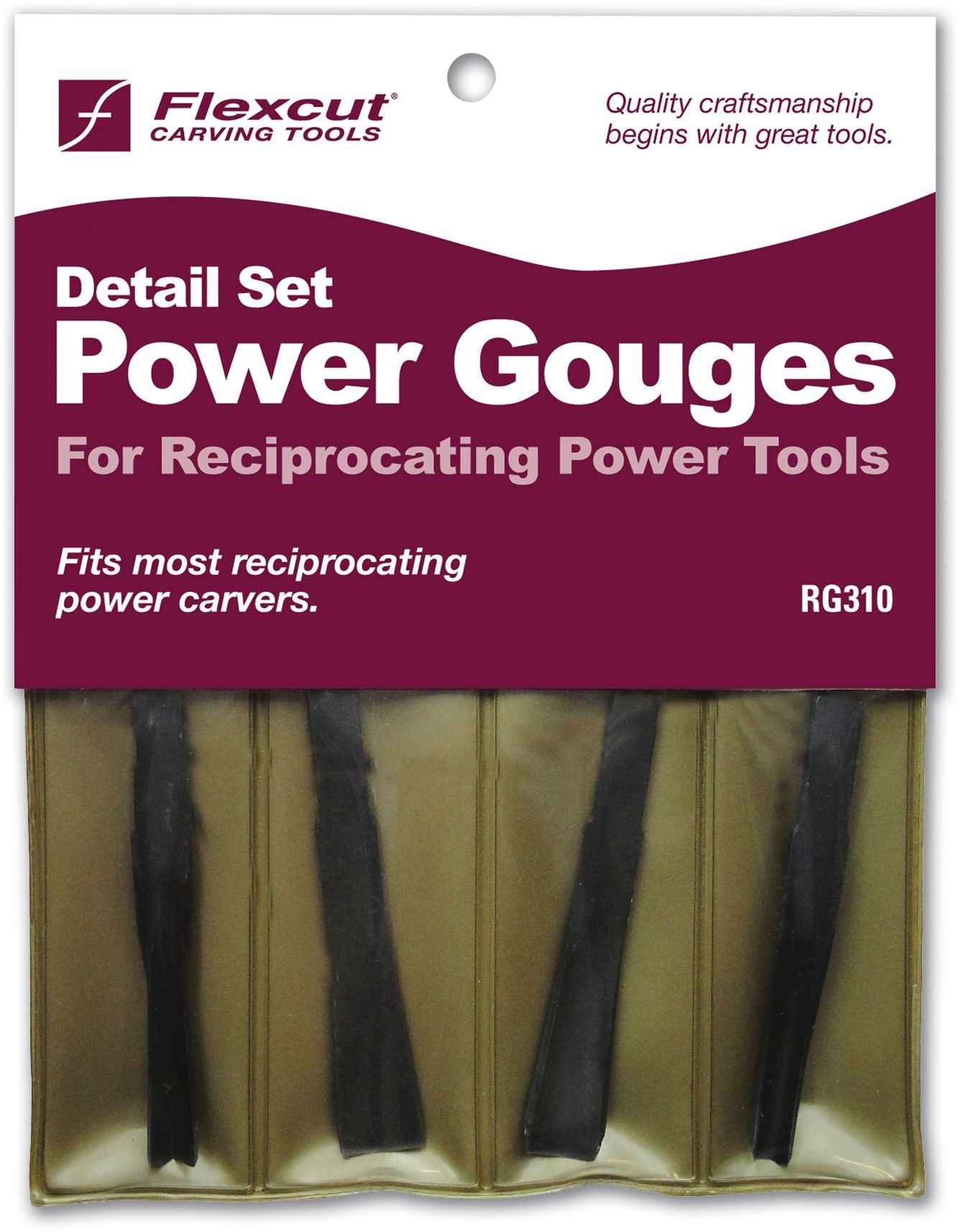 Flexcut Detailing Power Gouge Set RG310 - Classic Hand Tools Limited