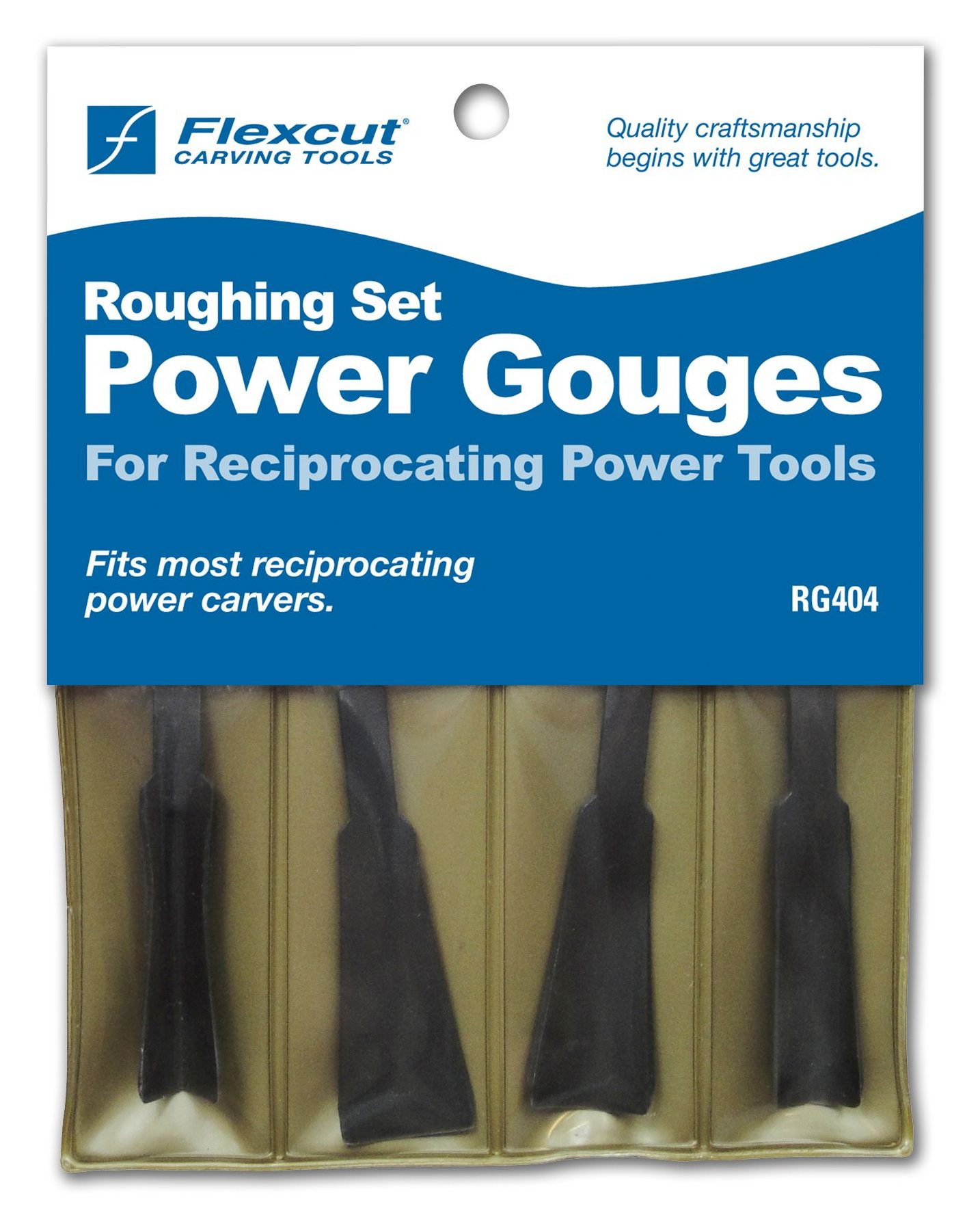Flexcut Roughing Power Gouge Set RG404 - Classic Hand Tools Limited