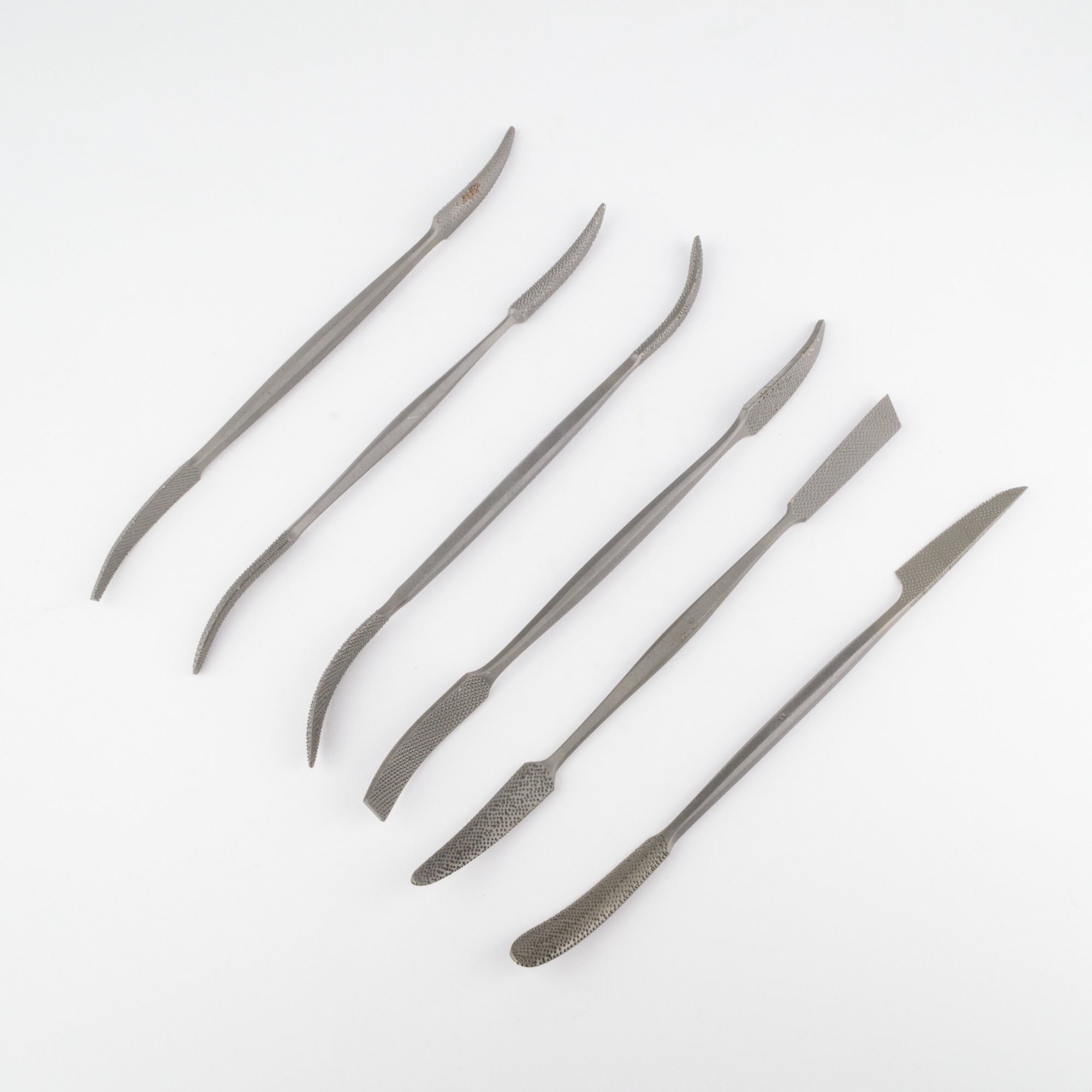 Auriou Riffler Rasp Set of 6 - 250mm - Classic Hand Tools Limited