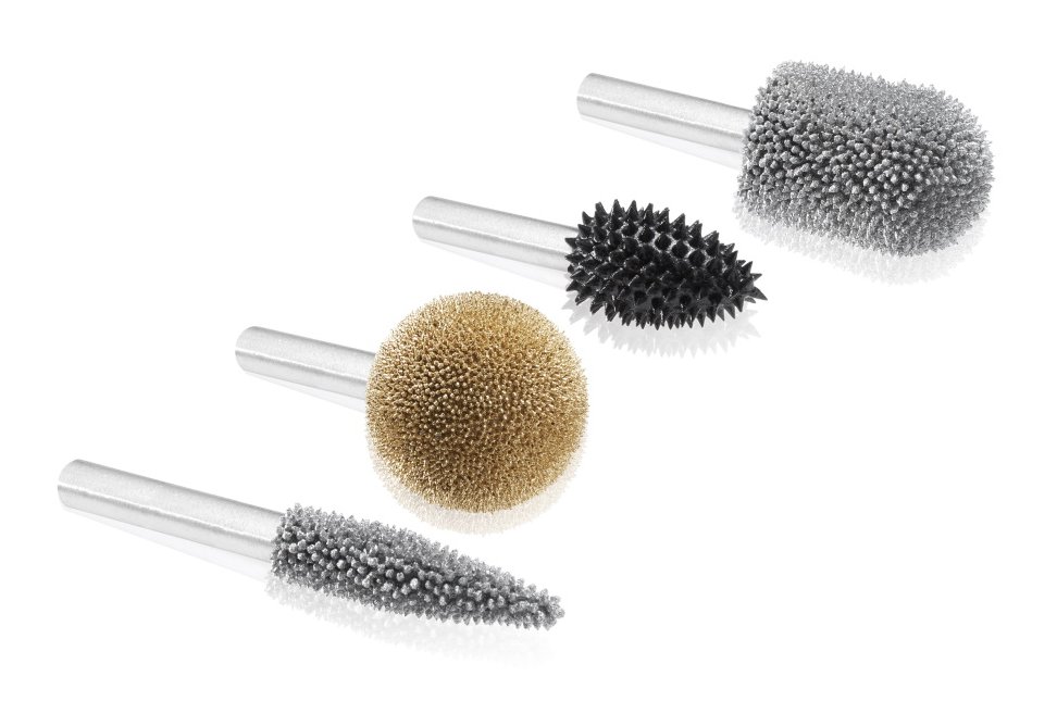 Kutzall 4 Piece Variety 1/4'' Burr Kit - Classic Hand Tools Limited