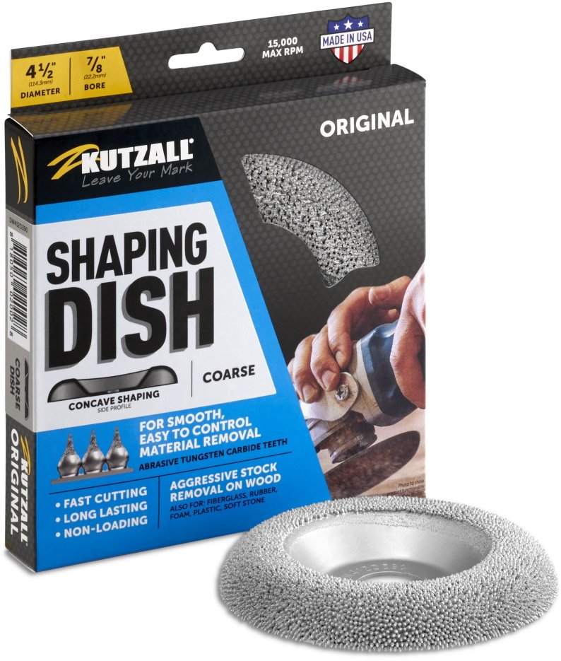 Kutzall 4 1/2'' Shaping Dish - Original - Classic Hand Tools Limited
