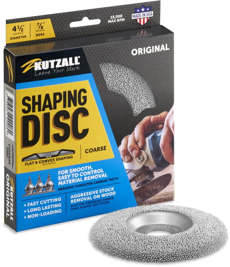 Kutzall 4 1/2'' Shaping Disc - Original - Classic Hand Tools Limited