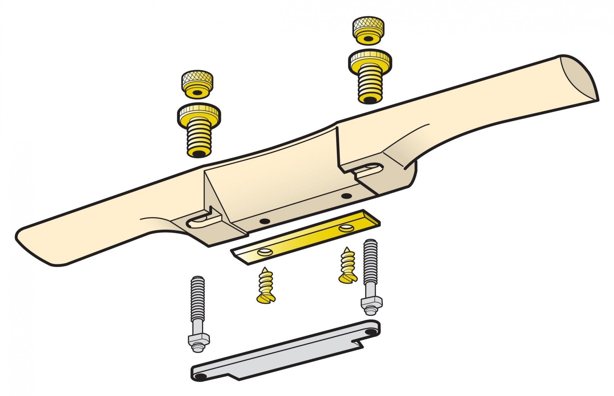 Veritas Hardware Kits for Wooden Spokeshaves - Classic Hand Tools Limited