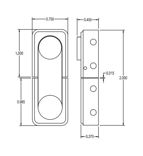 Brusso Brass Latch JB-828 - Classic Hand Tools Limited