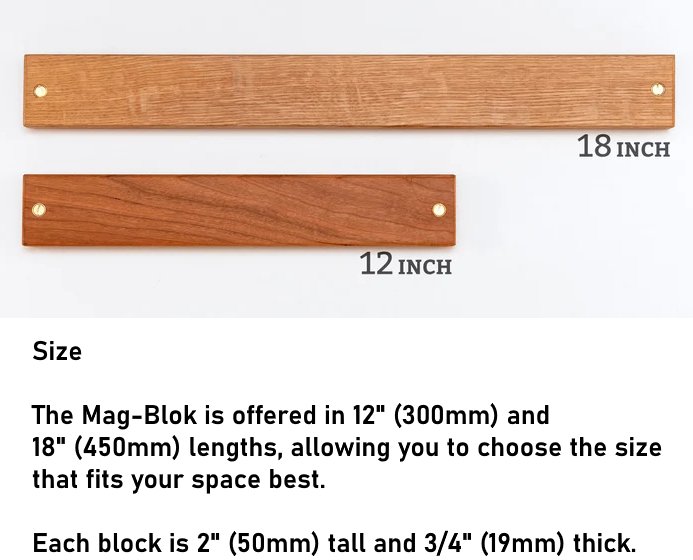 Benchcrafted Mag-Blok Maple - Classic Hand Tools Limited