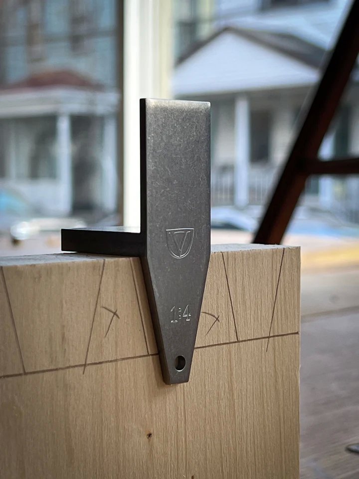 Crucible Dovetail 1:4 Dovetail Template - Classic Hand Tools Limited