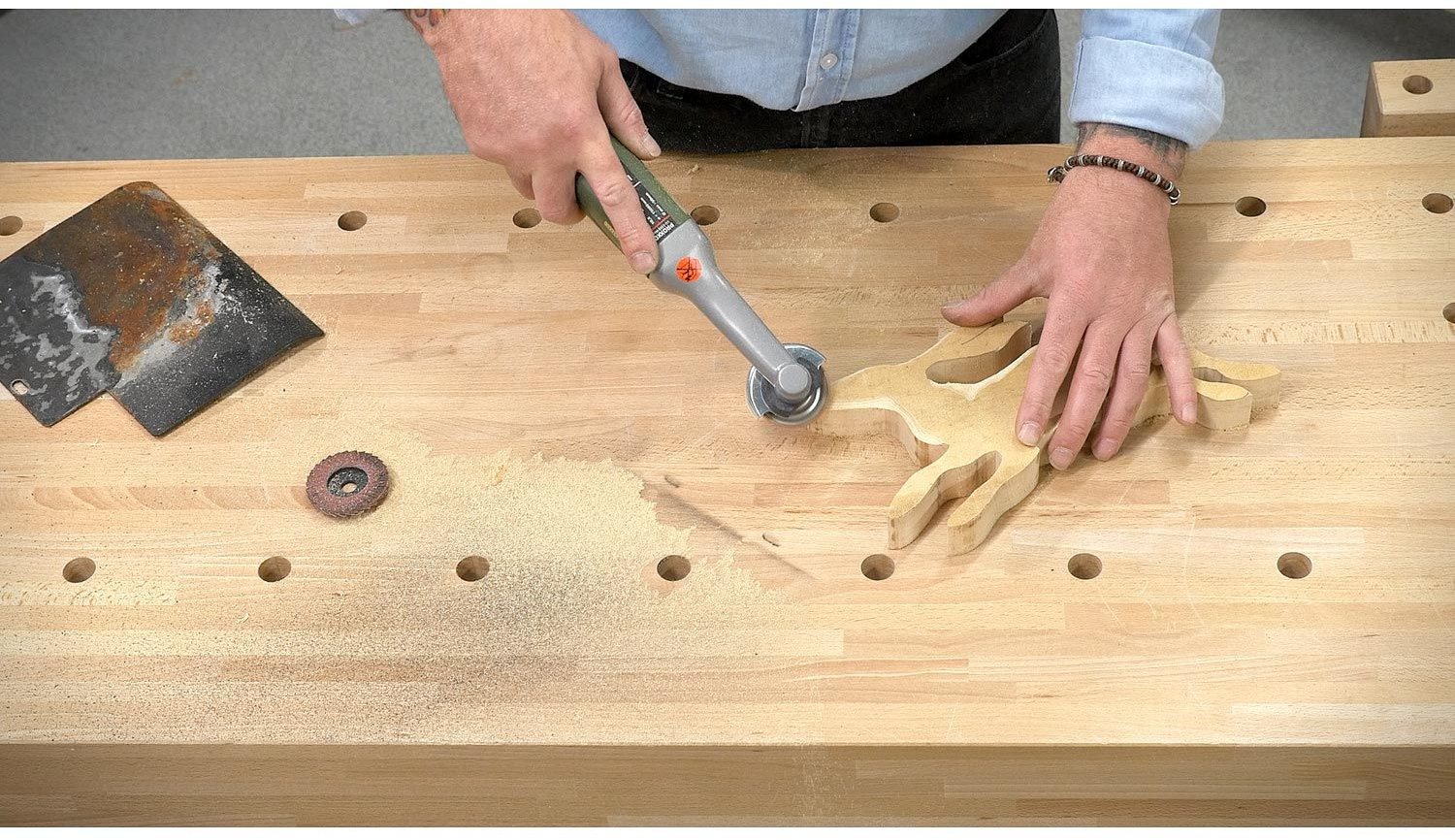 Proxxon Cordless Long Neck Angle Grinder Set - Classic Hand Tools Limited