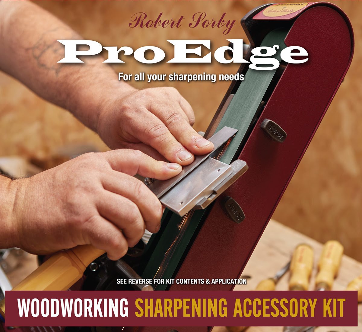 The Robert Sorby ProEdge Ultimate Sharpening System + 3 Accessory Kits ...