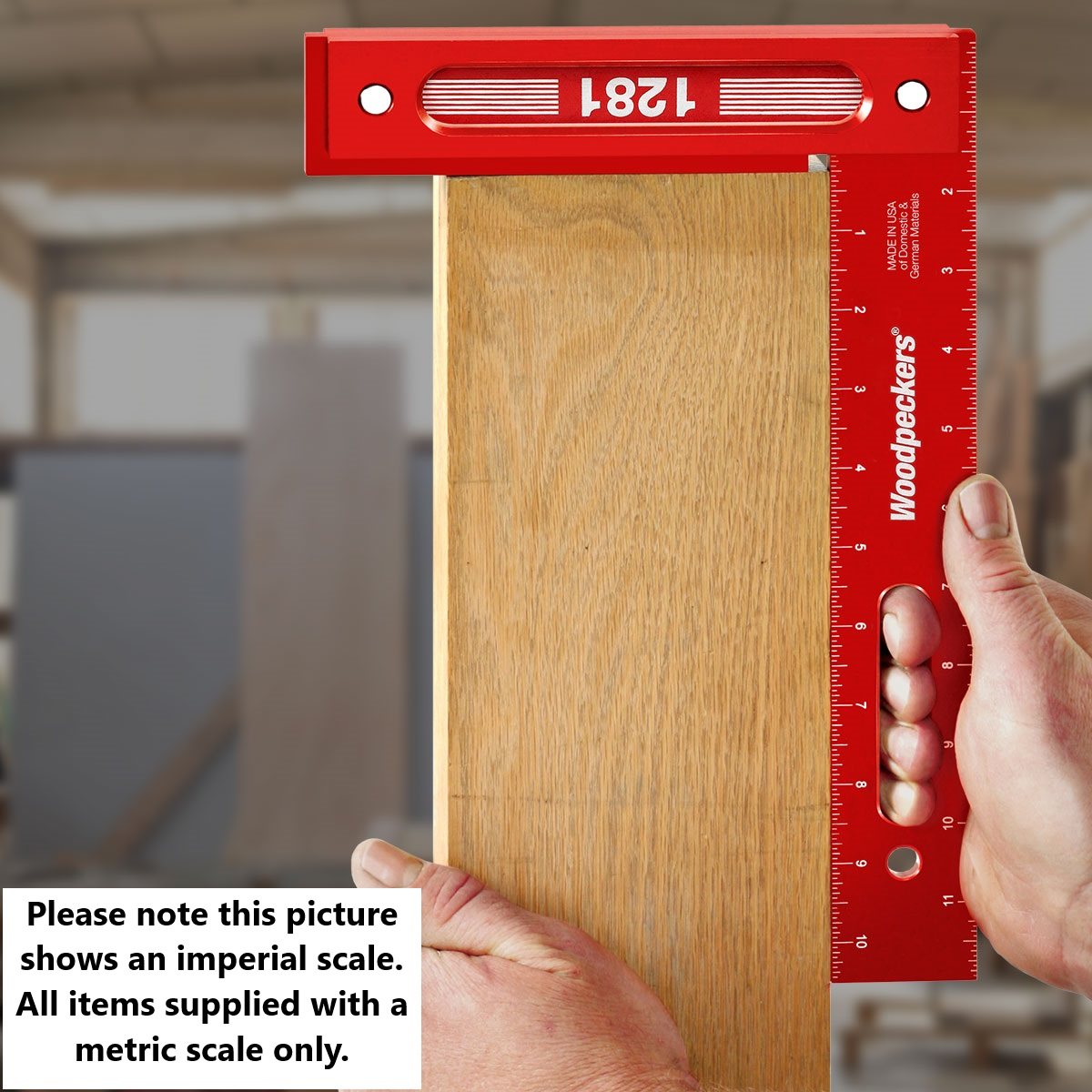 Woodpeckers Precision Woodworking Square 300mm x 200mm - Classic Hand ...