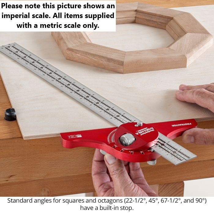 Woodpeckers in-DEXABLE Protractor - Classic Hand Tools Limited