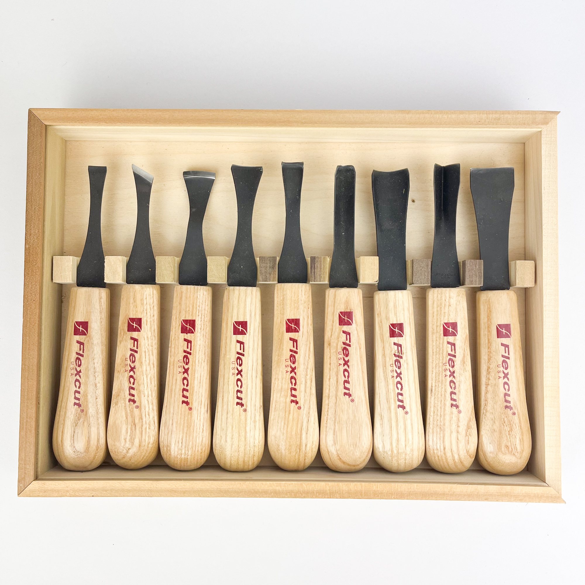 Friday Finds Flexcut Carving Tools - Set of 9 Box [Preowned, Unused ...