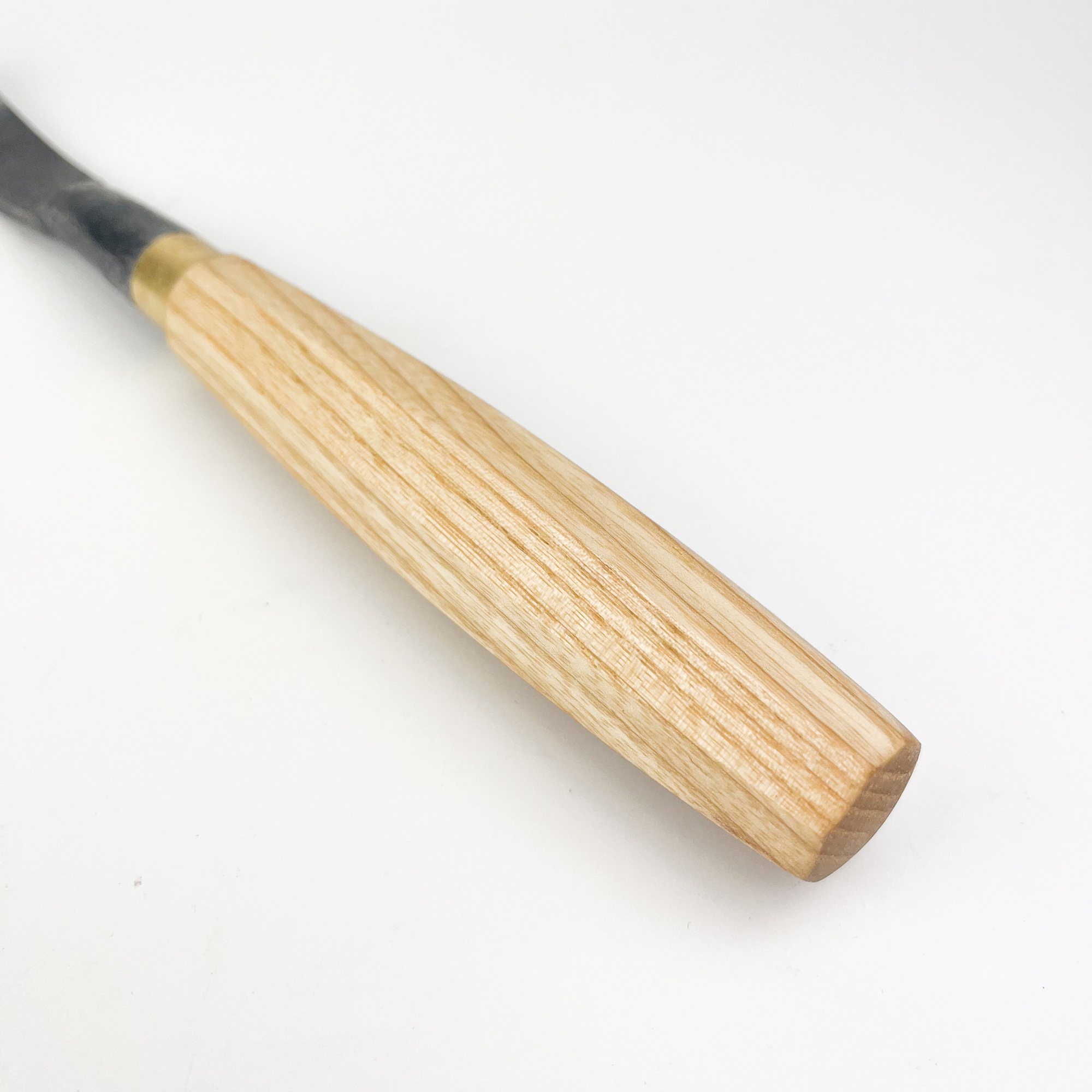 Oscar Rush Long Bent Gouge - shallow sweep - 25/35/45mm - Classic Hand Tools Limited