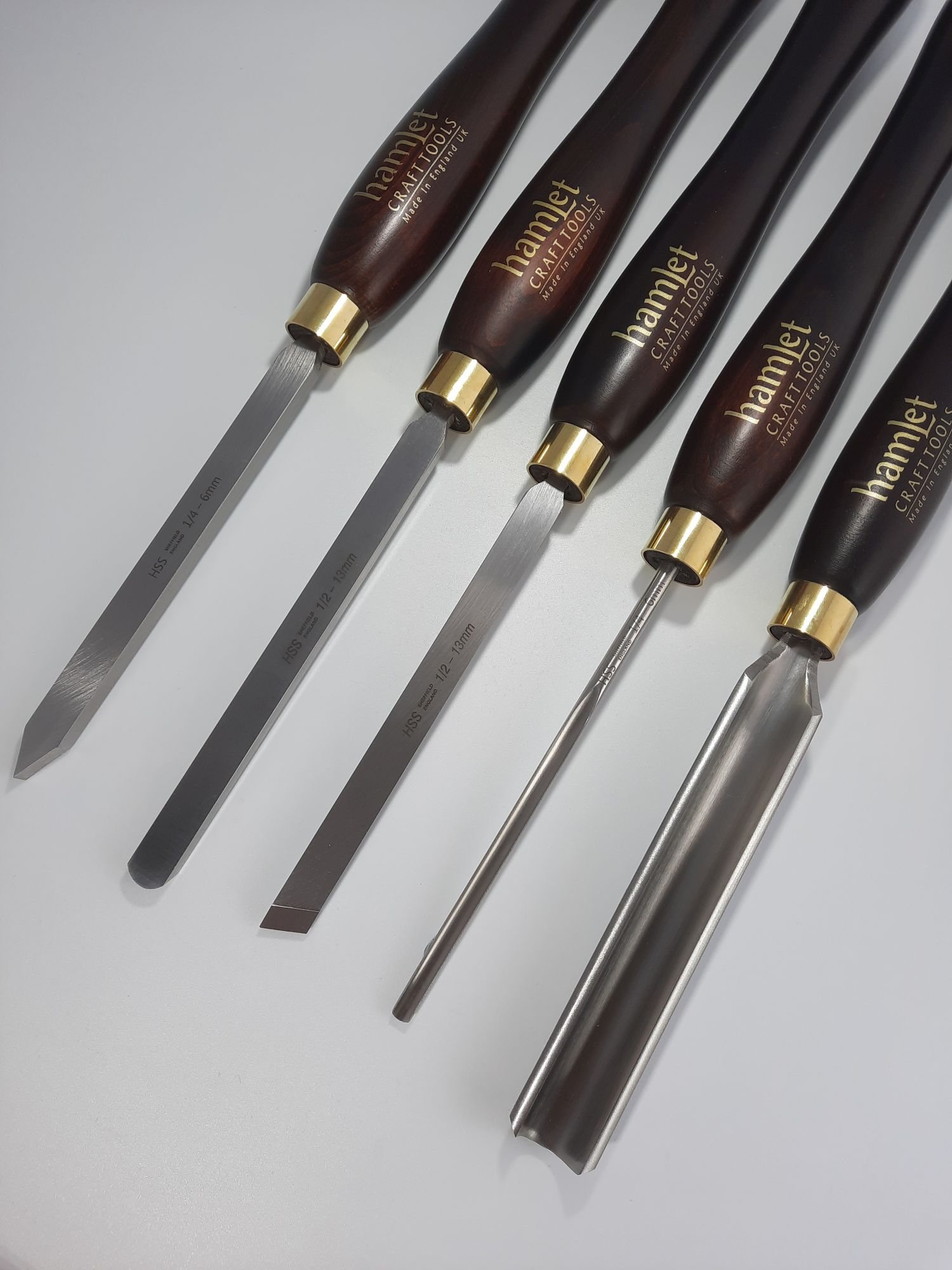 Hamlet Woodturning Boxed Set - 5 piece - Classic Hand Tools Limited