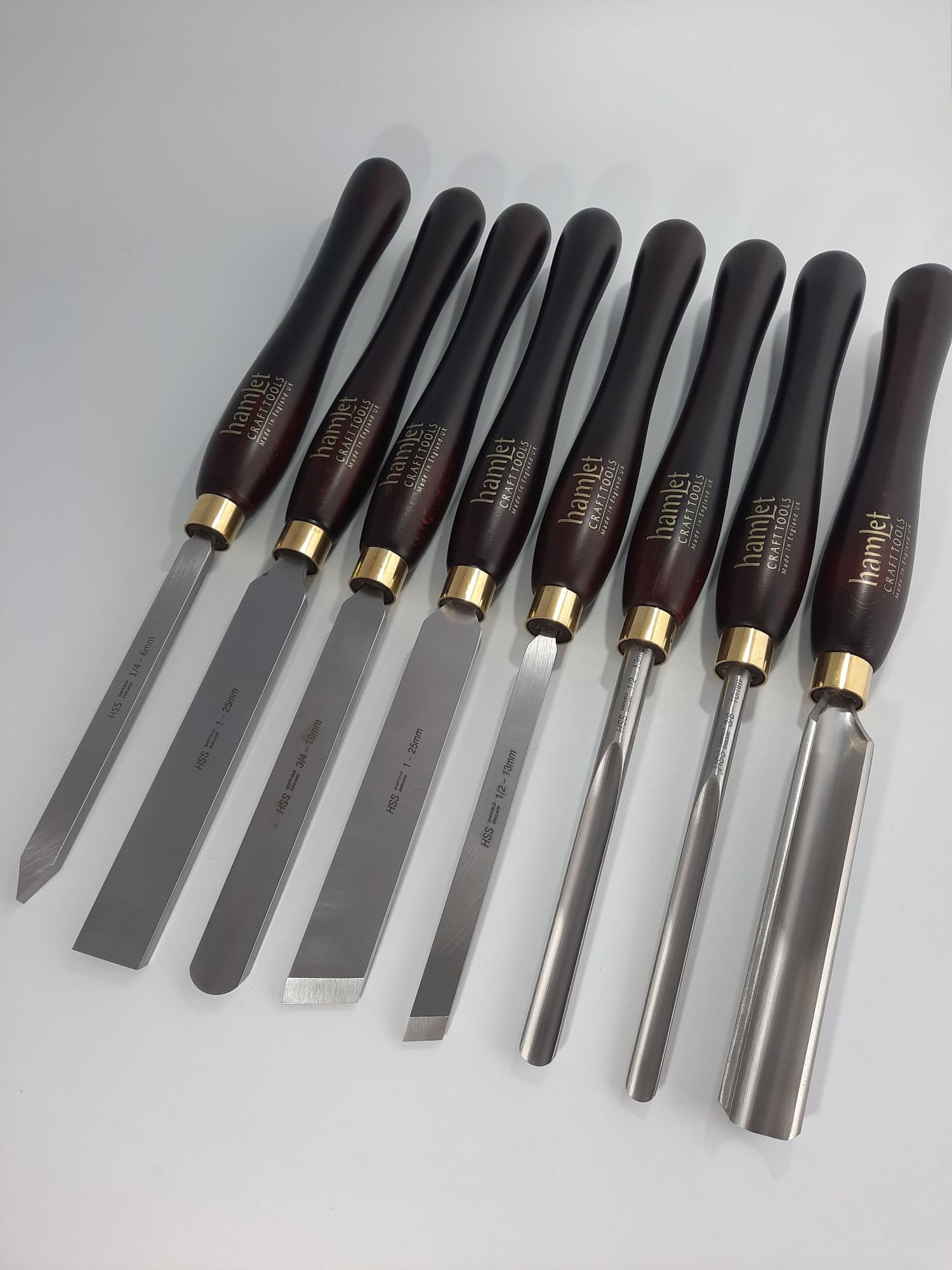 Hamlet Woodturning Boxed Set - 8 piece - Classic Hand Tools Limited