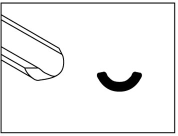 8mm Continental Style Spindle Gouge 15½" handle - Classic Hand Tools ...