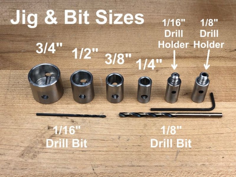 Rob Cosman Wood Hinge Drill Kit - Classic Hand Tools Limited