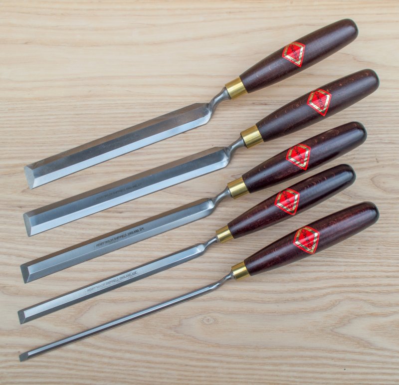 Henry Taylor Cranked Bevel Edge Paring Chisel - 1/2" - F27 - Classic ...