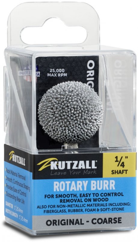 Kutzall 1/4'' Sphere Burr - 1'' - Classic Hand Tools Limited