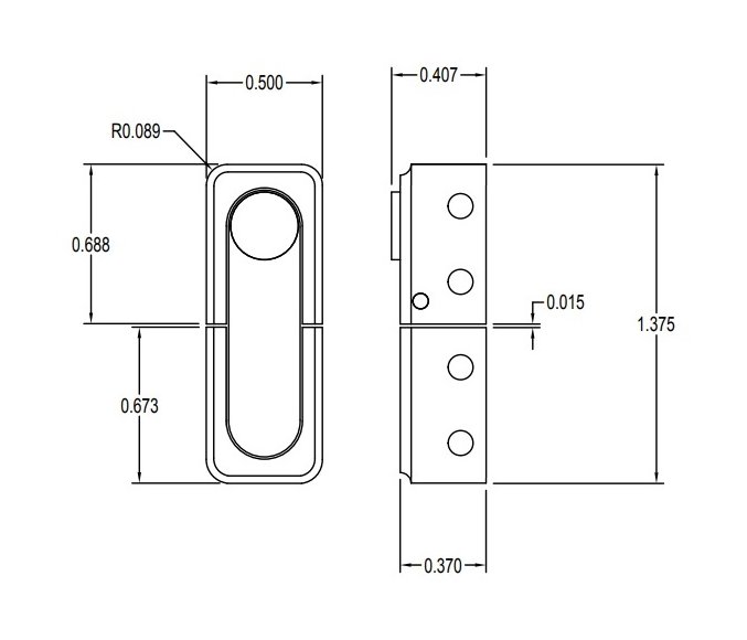Brusso Brass Latch JB-818 - Classic Hand Tools Limited