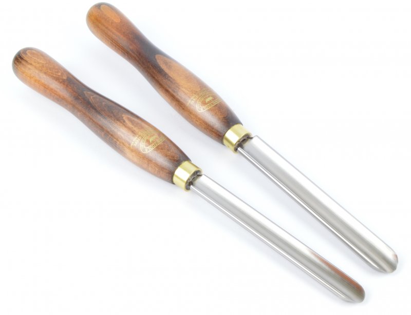 Crown Woodturning Tools Crown Tools HSS Continental Spindle Gouge - Classic Hand Tools Limited