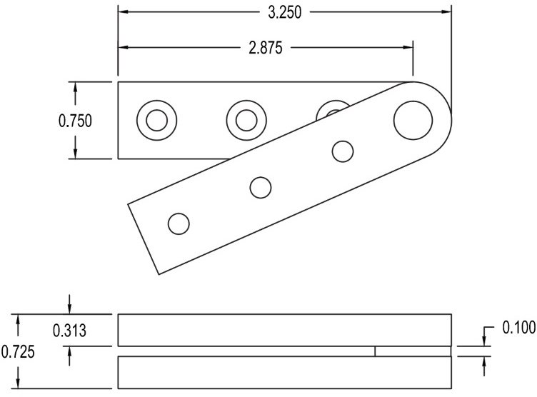 Brusso Brass Centre Pivot Hinge ST-97 - Classic Hand Tools Limited Brusso Brass Centre Pivot Hinge ST-97 - Classic Hand Tools Limited