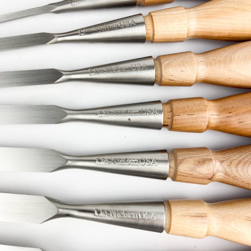 Friday Finds Lie-Nielsen Toolworks Bevel Edge Chisels - Set of 7 [Preowned, SOLD] - Classic Hand ...