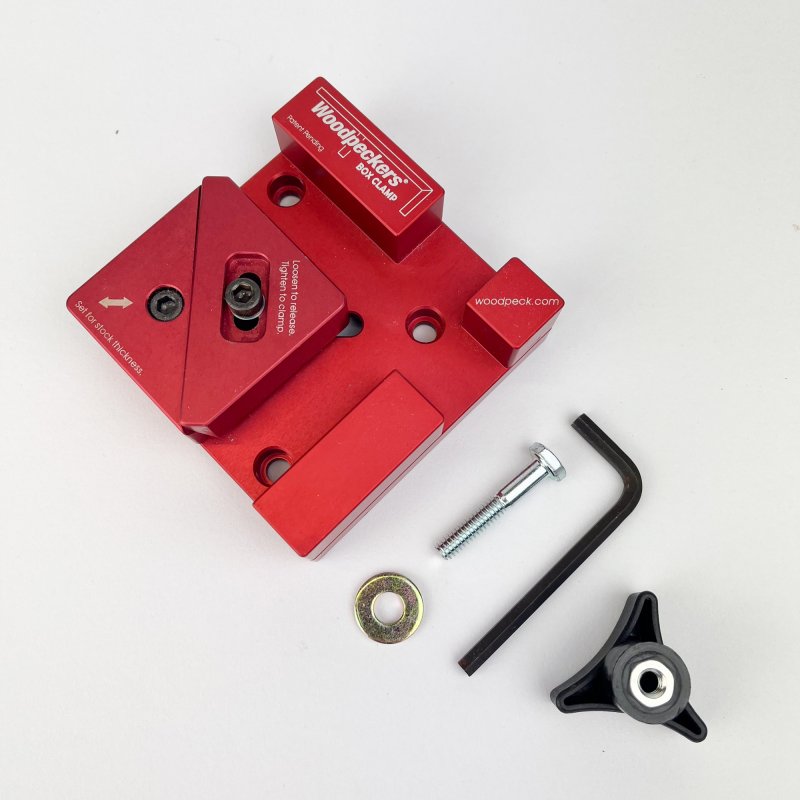Box clamp woodpeckers store