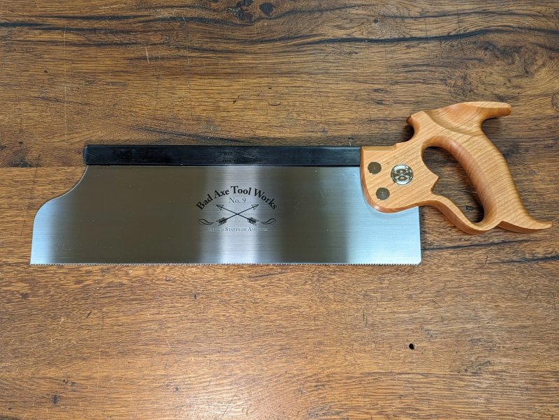 Bad Axe Tool Works Bad Axe 14'' No.9 Precision Tenon Saw - Classic Hand Tools Limited