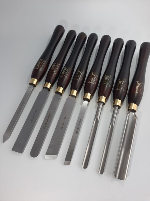 Hamlet Woodturning Boxed Set - 8 piece - Classic Hand Tools Limited