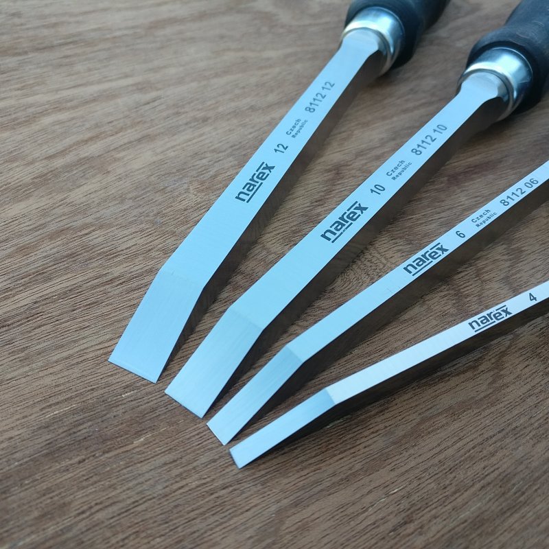 Narex Mortice Chisels - Set of 4 - Classic Hand Tools Limited